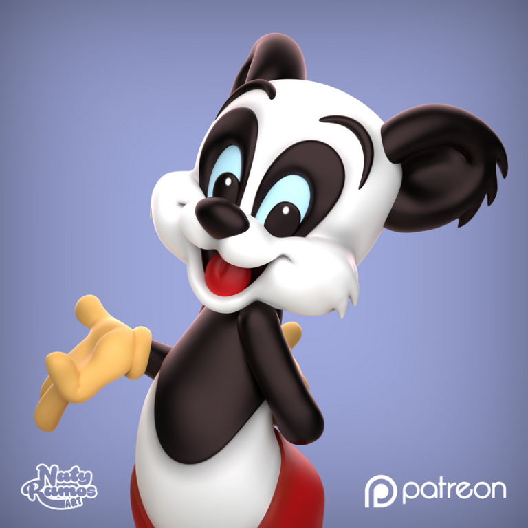 Desire FX 3d models | Naty Ramos Art – Andy Panda – 3D Print Model