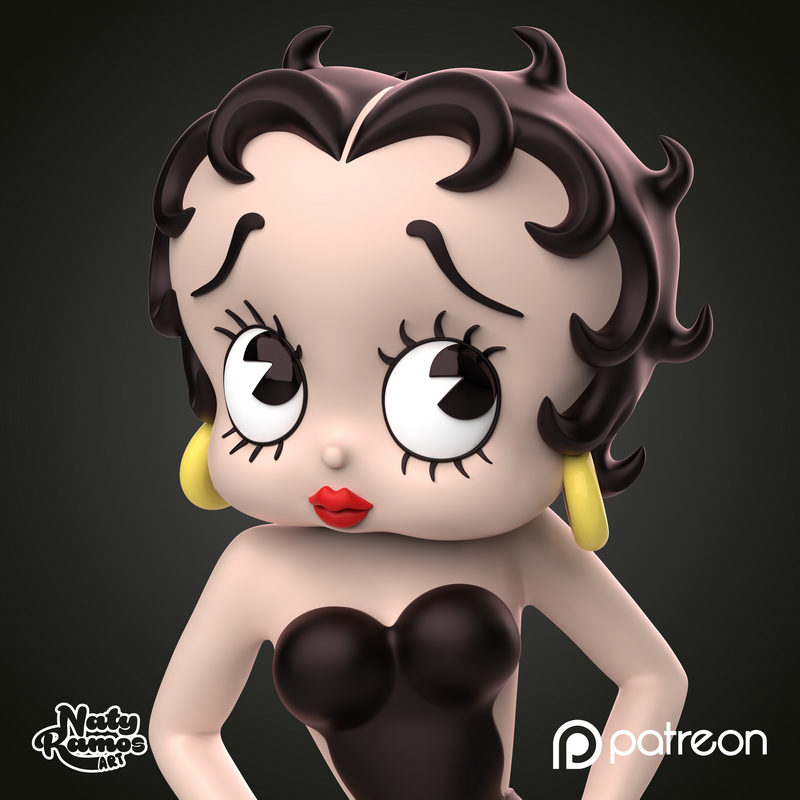 Desire FX 3d models | Naty Ramos Art – Betty Boop – 3D Print Model