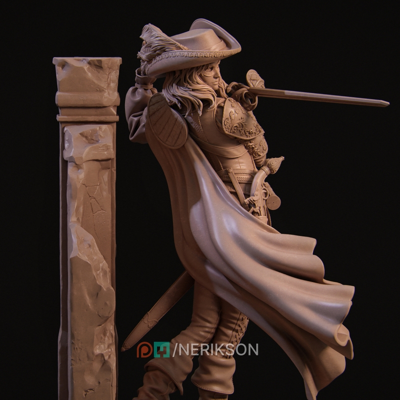 Desire FX 3d models | Nerikson – Camilla the Duelist – 3D Print Model