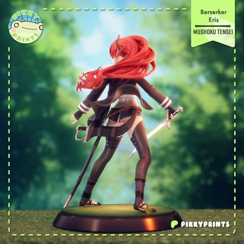 Desire FX 3d models | Pikky Prints – Mushoku Tensei – Eris Greyrat – 3D Print Model