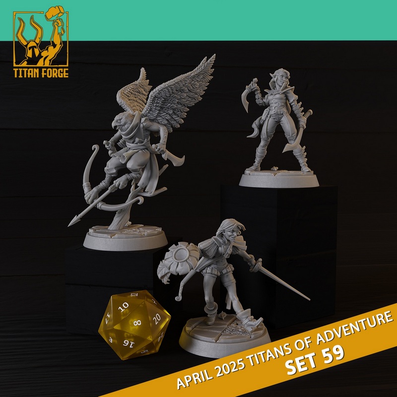 Desire FX 3d models | RPG – DnD Hero Characters – Titans of Adventure ...