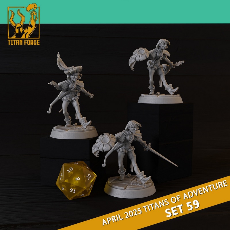 Desire FX 3d models | RPG – DnD Hero Characters – Titans of Adventure ...