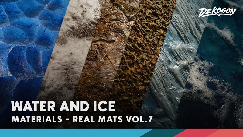 Desire FX 3d models | Realistic Materials Vol. 7 – Water & Ice (25+ Materials) – Unreal Engine