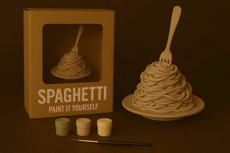 Desire FX 3d models | Spaghetti – Paint-It-Yourself – 3D Print Model