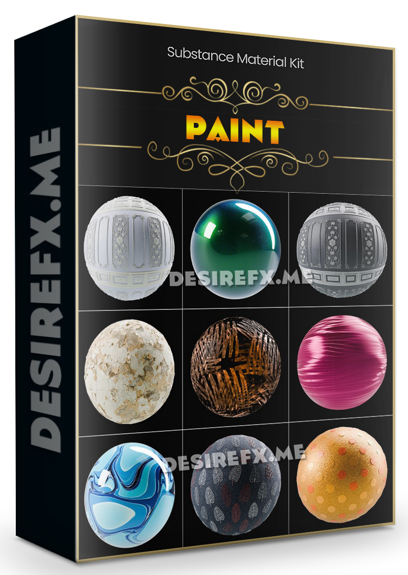 Desire FX 3d models | Substance Materials – Paint category (200+ materials)
