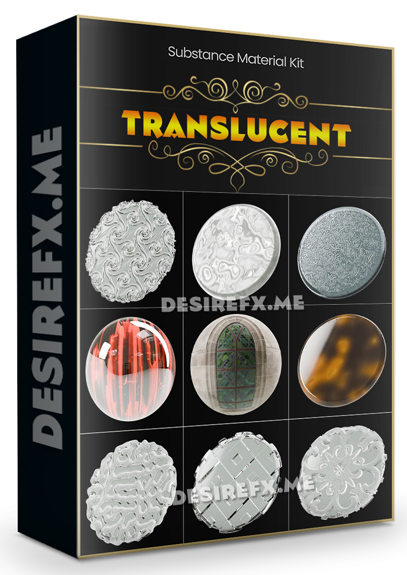 Desire FX 3d models | Substance Materials – Translucent category (500+ materials)