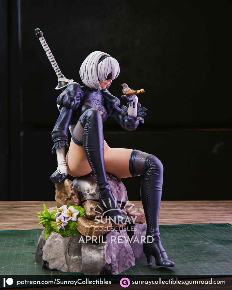 Desire FX 3d models | Sunray Collectibles – 2B Nier – 3D Print Model