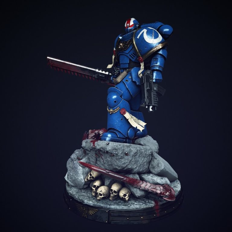 Desire FX 3d models | Titus – Space Marine 2 – 3D Print Model