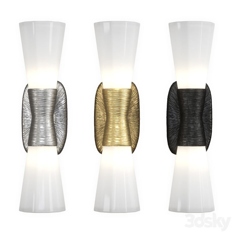 Desire FX 3d models | Utopia Small Double Bath Sconce by Kelly Wearstler – 3D Model