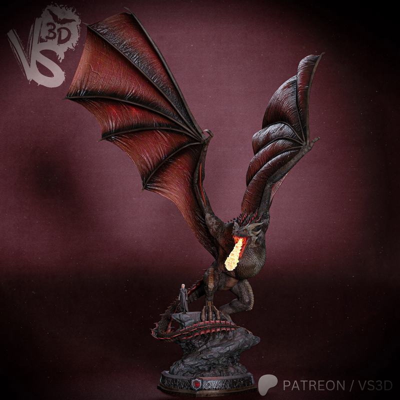 Desire FX 3d models | VS3D – Drogon – Game of Thrones Fan Art – 3D ...