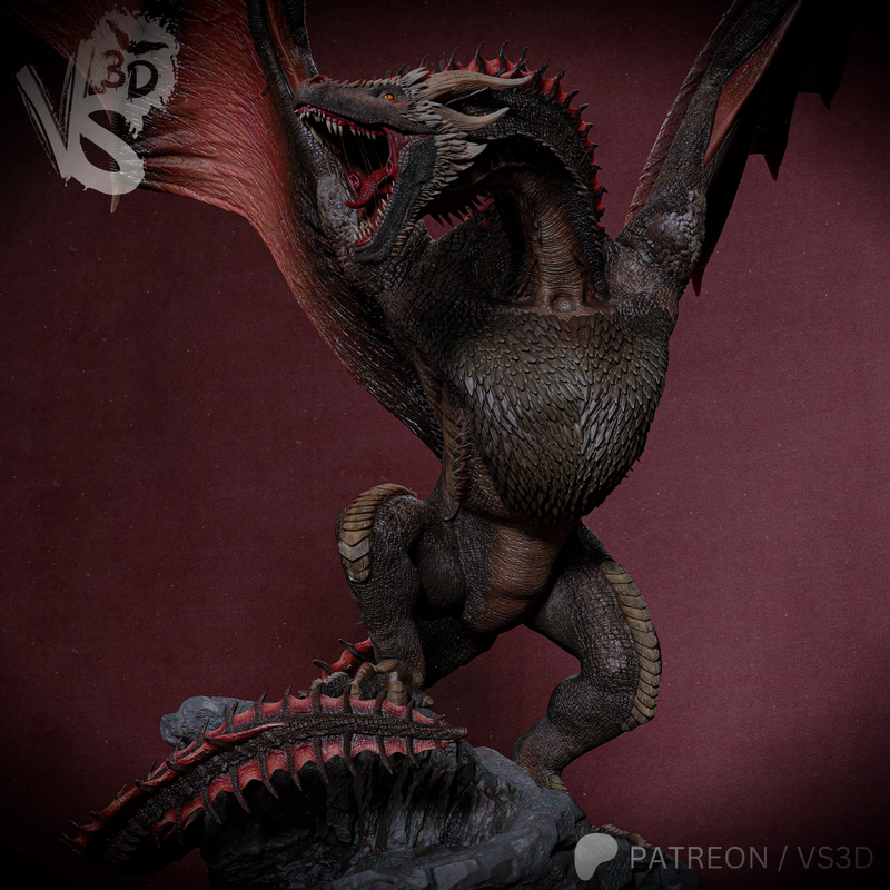 Desire FX 3d models | VS3D – Drogon – Game of Thrones Fan Art – 3D ...
