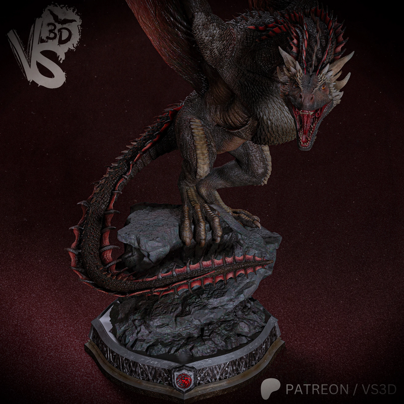 Desire FX 3d models | VS3D – Drogon – Game of Thrones Fan Art – 3D ...