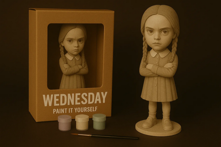 Desire FX 3d models | Wednesday – Paint-It-Yourself – 3D Print Model