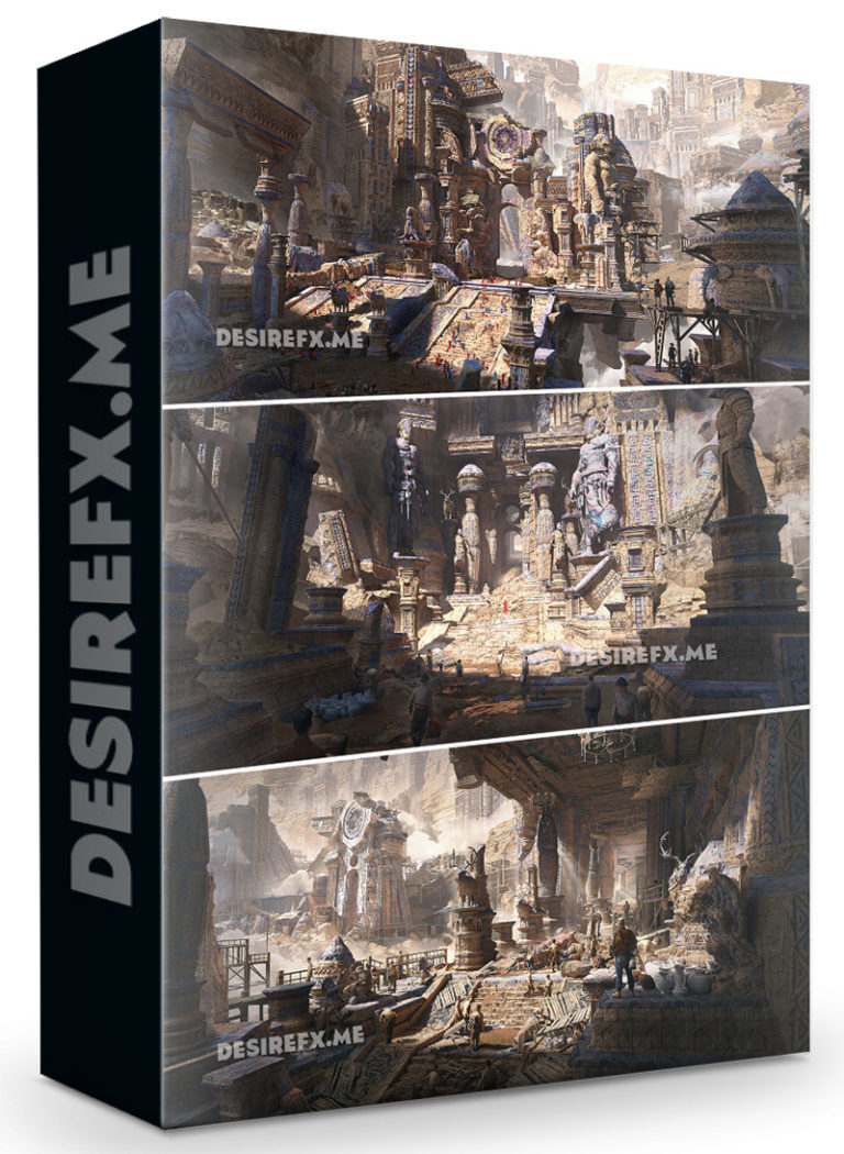 Desire FX 3d models | Wen Jin – Magnificent Temple Ruins