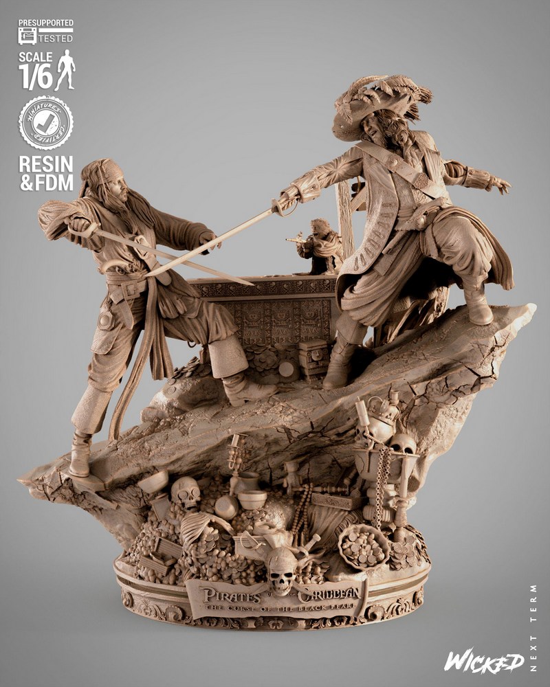 Desire FX 3d models | Wicked – Pirates of the Caribbean Diorama – 3D ...