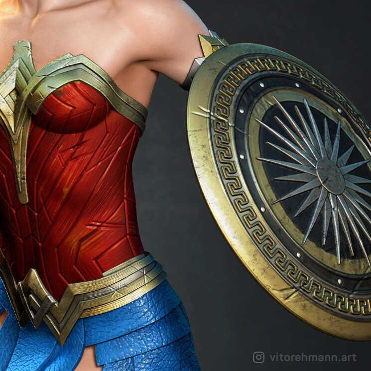 Desire FX 3d models | Wonder Woman Statue – 3D Print Model