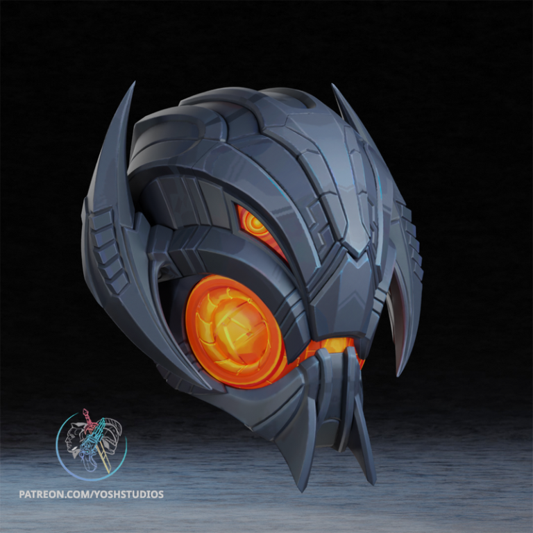 Desire FX 3d models | Yosh Studios – Ultron Rivals Helmet – 3D Print Model