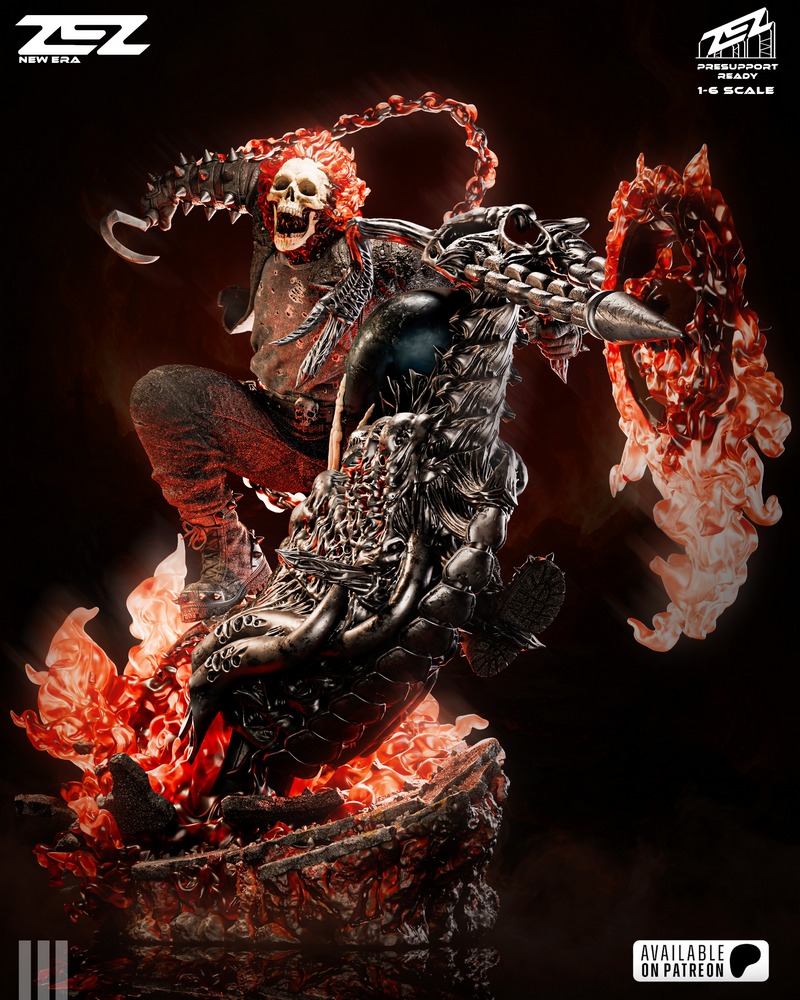 Desire FX 3d models | ZEZ Studio – Ghost Rider – 3D Print Model