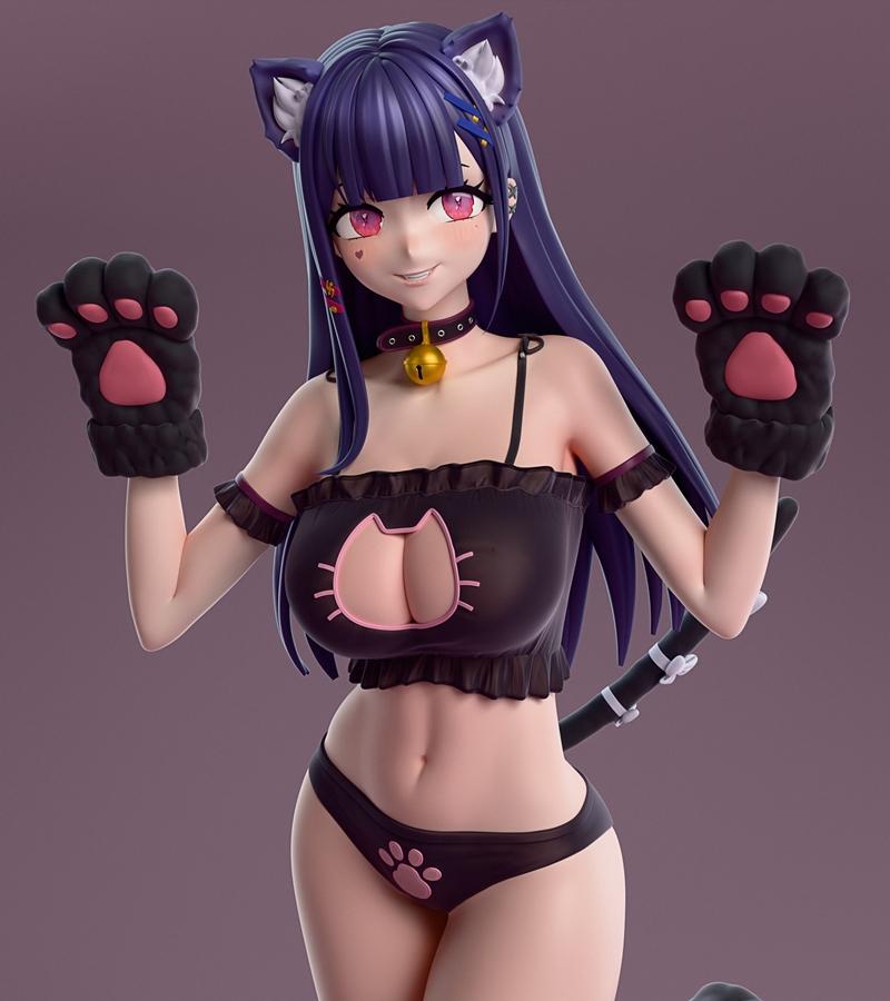 Desire FX 3d models | Void Figures – Akuma Nihmune (Numi) – 3D Print Model STL