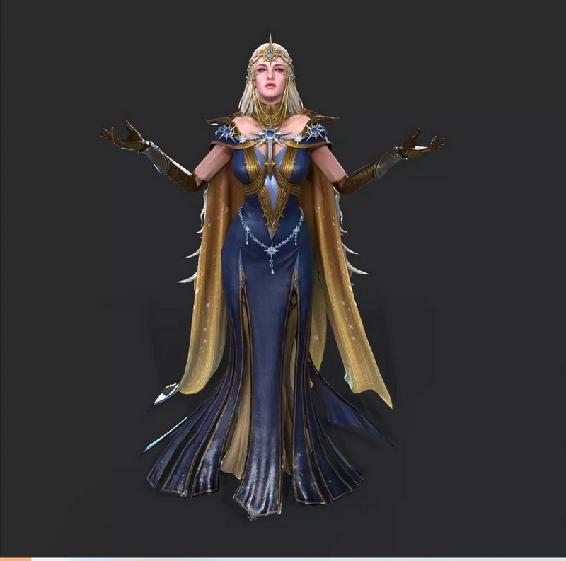 Desire FX 3d models | Her Royal Highness the Blonde Princess Low-poly ...