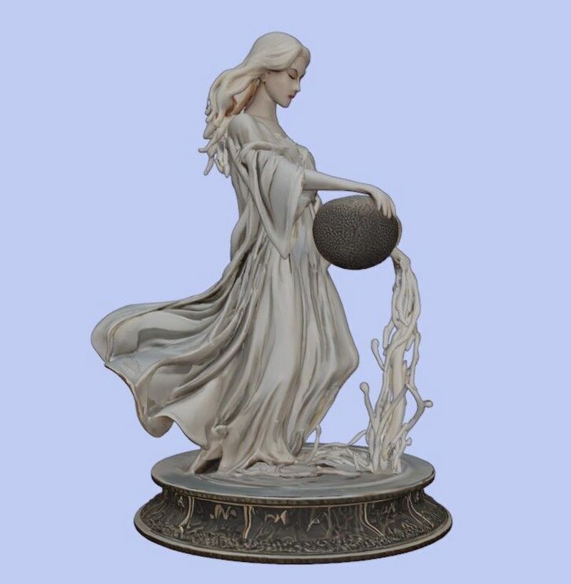 Desire FX 3d models | Aquarius the Water Bearer Figurine 3D print model
