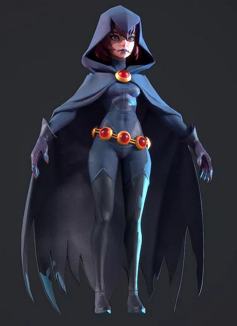 Desire FX 3d models | Raven Low-poly 3D model