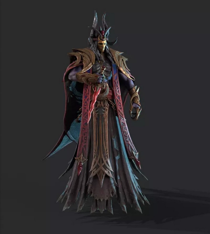 Desire FX 3d models | Demon Assassin Low-poly 3D model