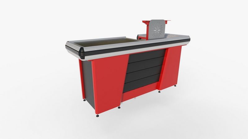 Desire FX 3d models | Supermarket Checkout Counter 3D model