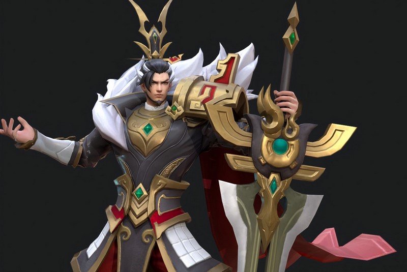 Desire FX 3d models | Sword warrior Low-poly 3D model