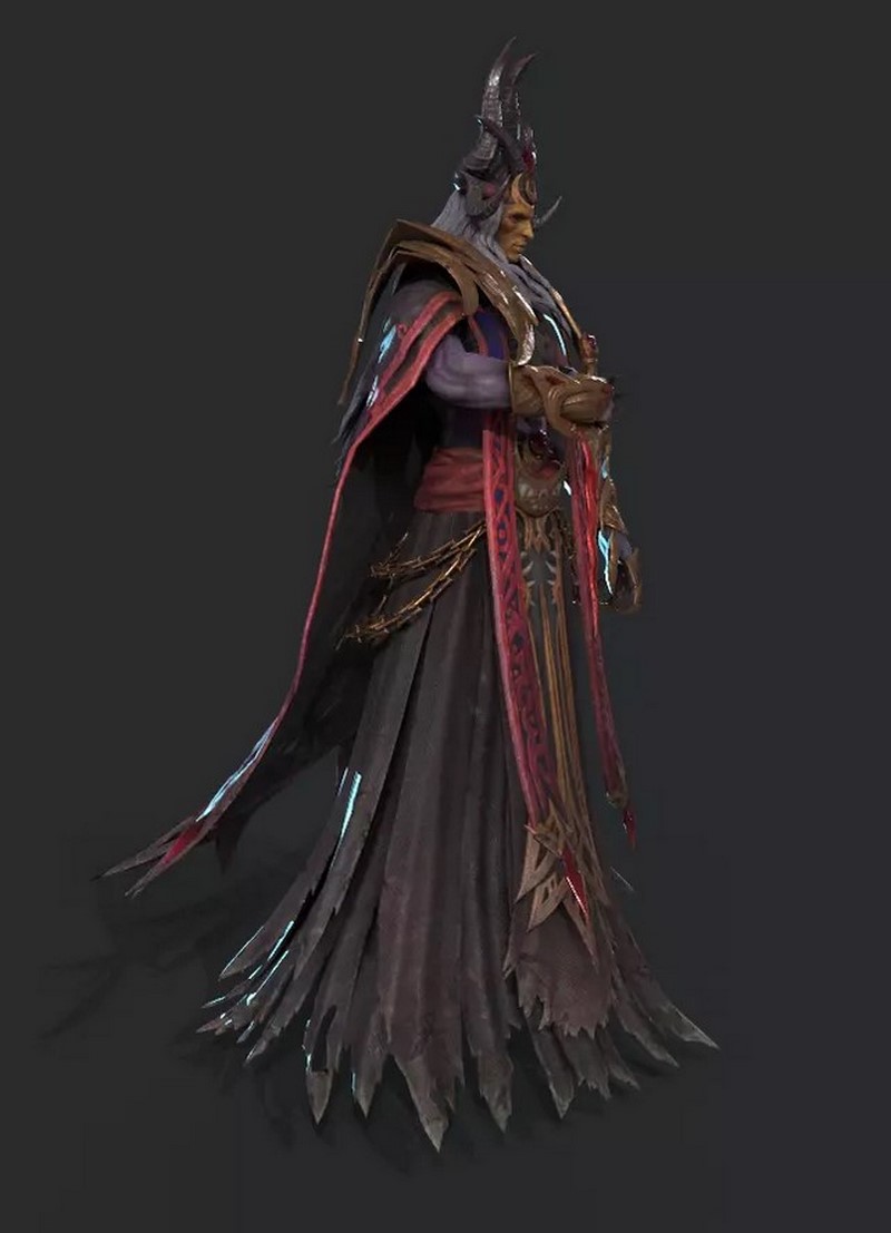 Desire FX 3d models | Demon Assassin Low-poly 3D model