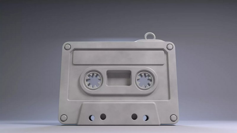 Desire FX 3d models | Vintage Cassette Keychain 3D STL File Printable ...