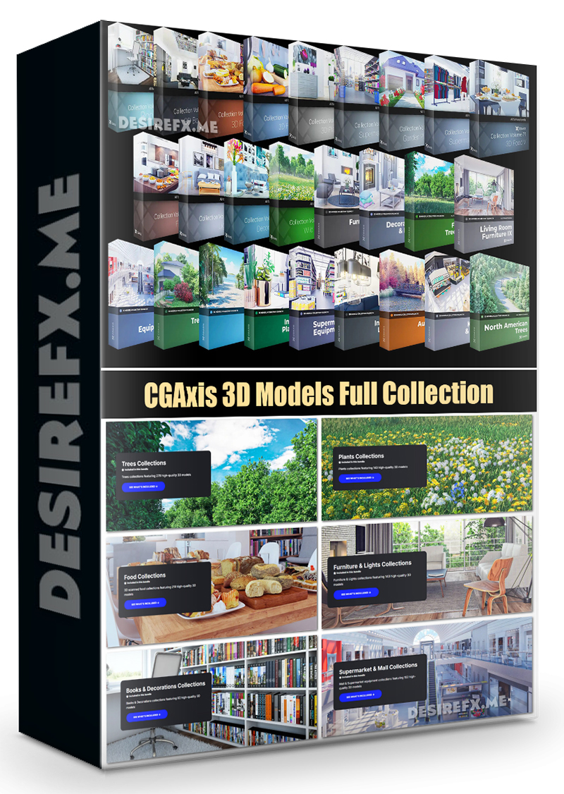 Desire FX 3d models | CGAxis 3D Models Full Collection Volumes 1-90