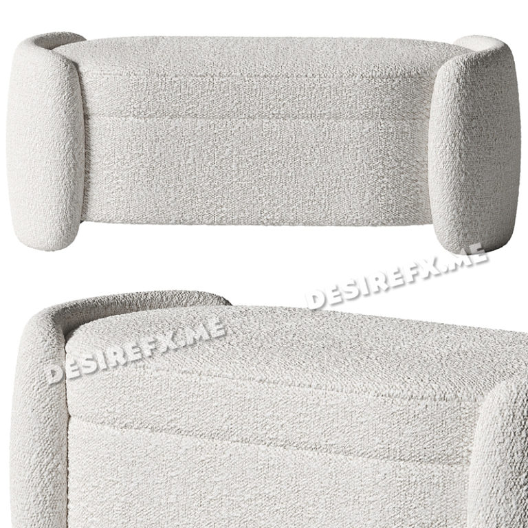 Desire FX 3d models | Calder Storage Bench by Crate & Barrel – 3D Model