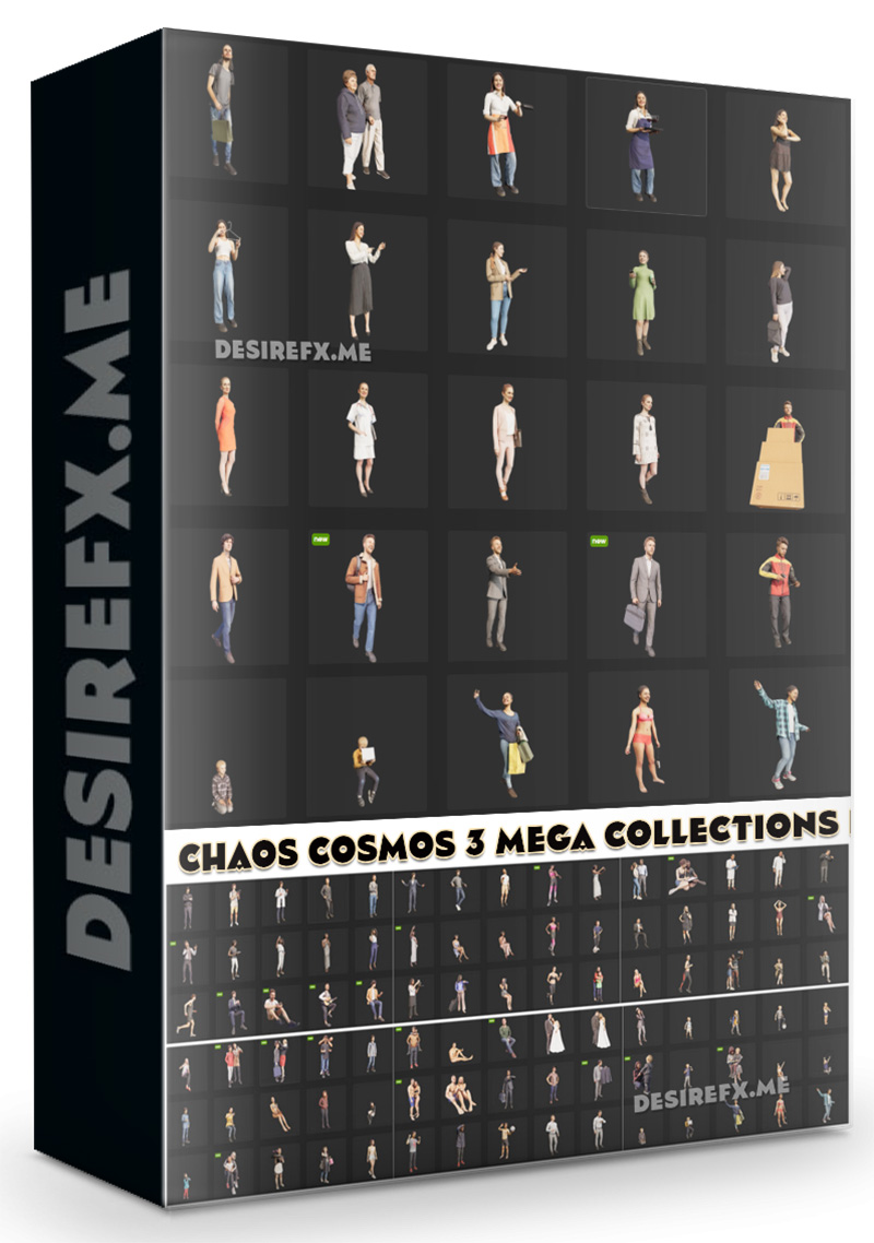 Desire FX 3d models | Chaos Cosmos 3 Mega Collections Blender