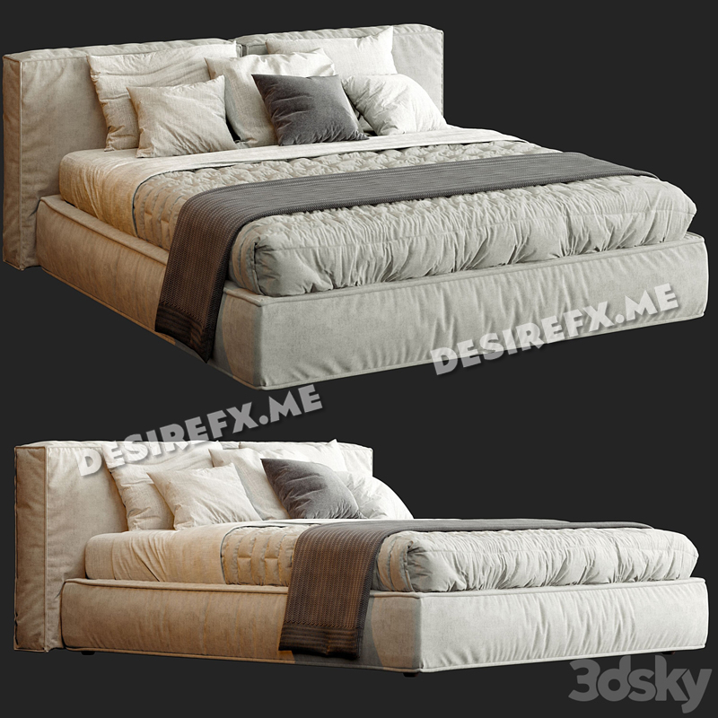 Desire FX 3d models | Ditre Italia Flann Bed – 3D Model