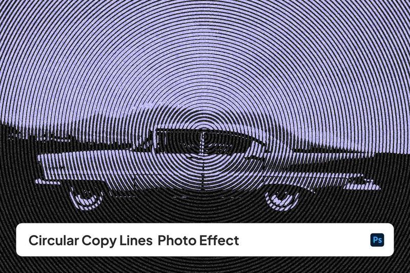 Desire FX 3d models | Circular Copy Lines Photo Effect FRTRKEF