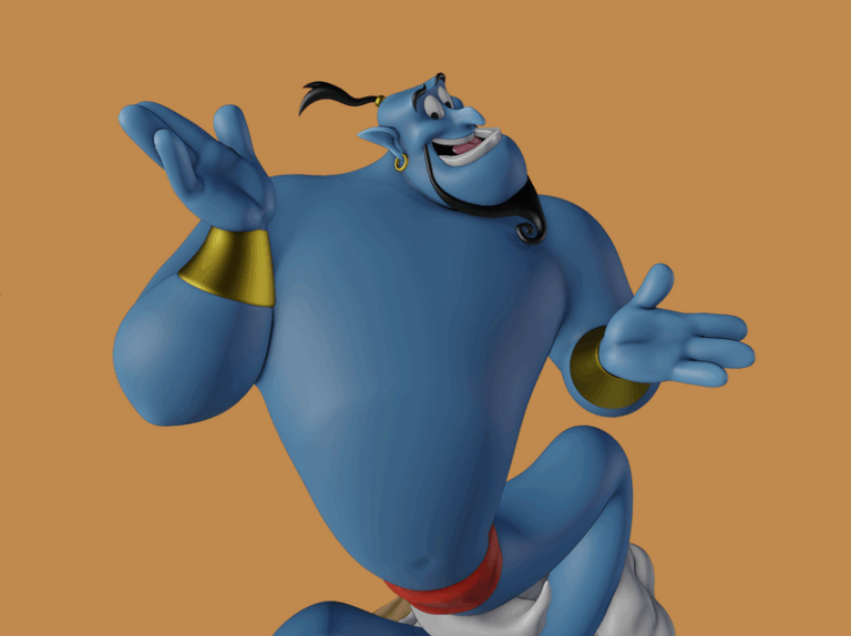 Desire FX 3d models | Genie – Aladdin – 3D Print Model