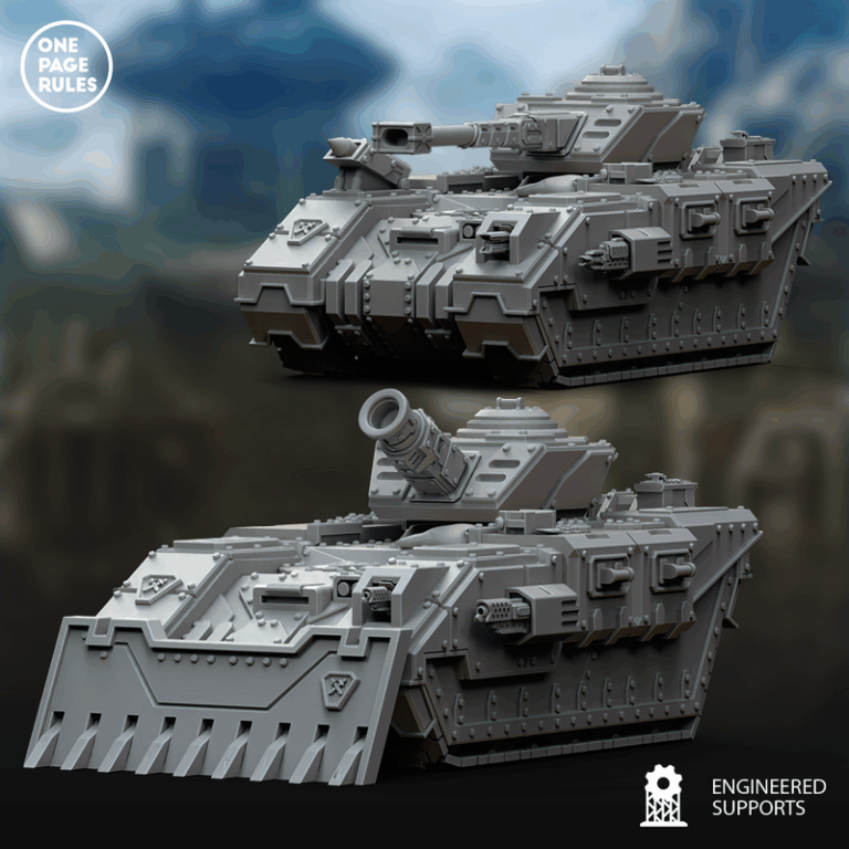 Desire FX 3d models | Human Defence Force – Battle Tank – 3D Print Model