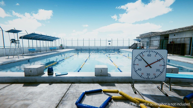 Desire FX 3d models | Japanese School Swimming Pool v1.1 – Unity