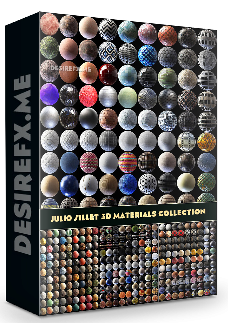 Desire FX 3d models | Julio Sillet 3D Art Blender Materials Collection