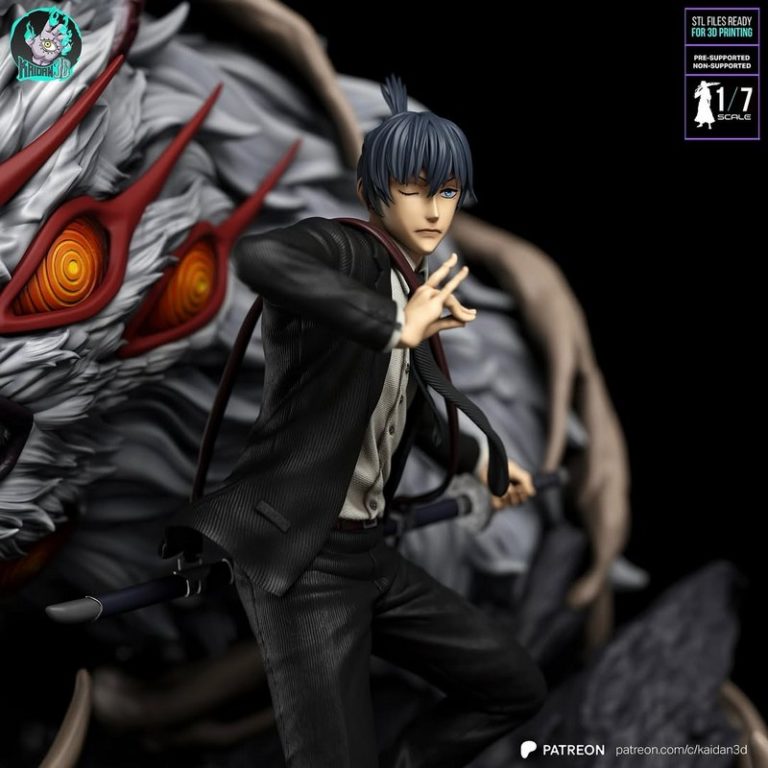 Desire FX 3d models | Kaidan – Aki Hayakawa x The Fox Devil – Chainsaw ...