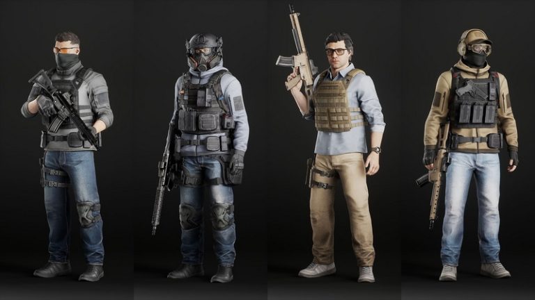 Desire FX 3d models | Modular Casual Military Soldier – Unreal Engine
