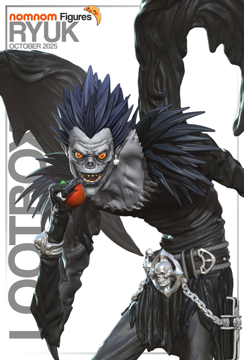 Desire FX 3d models | NomNom Figures – Ryuk – Death Note – 3D Print Model