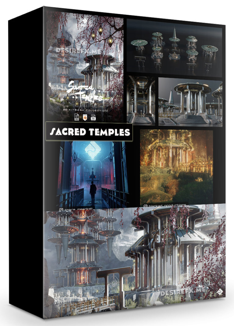 Desire FX 3d models | Sacred Temples – Asian Styled Buildings ...