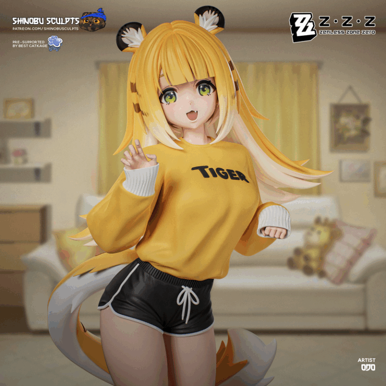 Desire FX 3d models | Shinobu Sculpts – Ju Fufu – Zenless Zone Zero ...