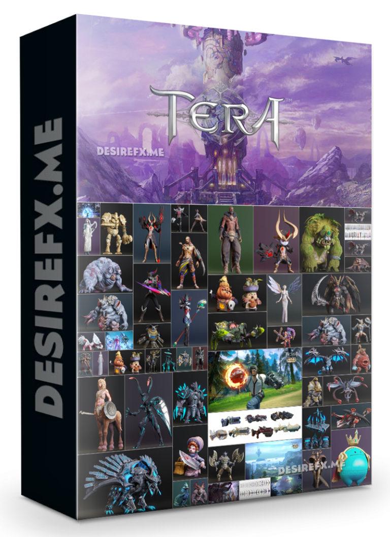 Desire FX 3d models | TERA Characters and Weapons Models – Blender