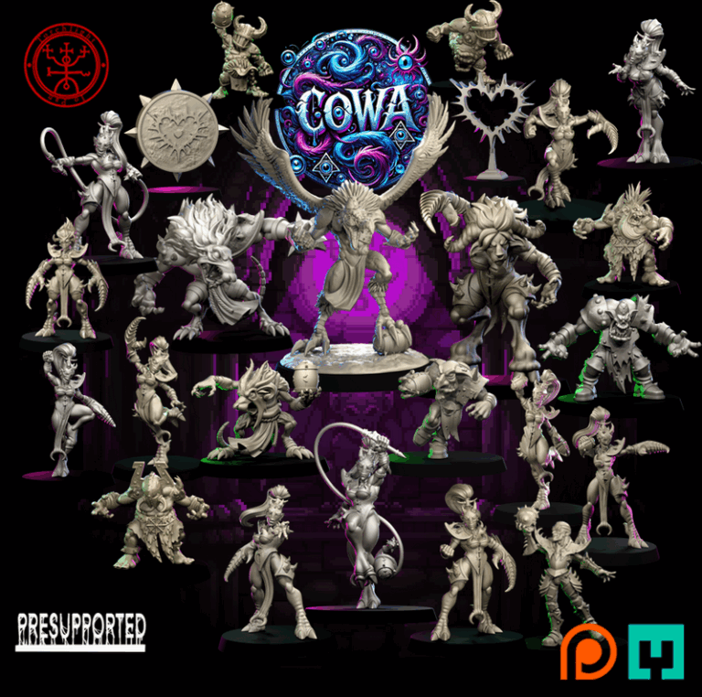 Desire FX 3d models | Torchlight Models – The Cowa Full Team – 3D Print ...