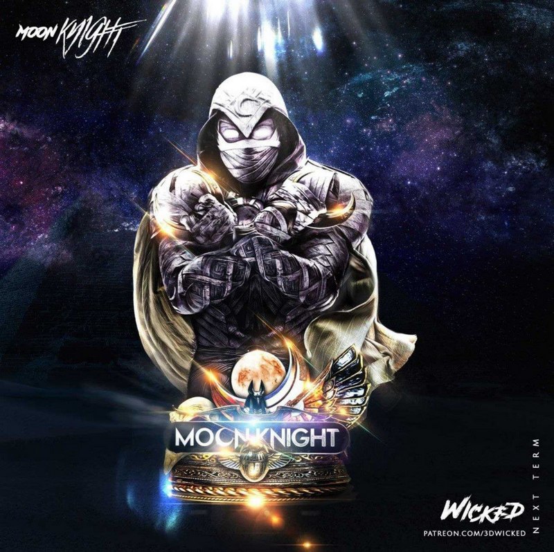 Desire FX 3d models | WICKED – Moon Knight Bust – 3D Print Model
