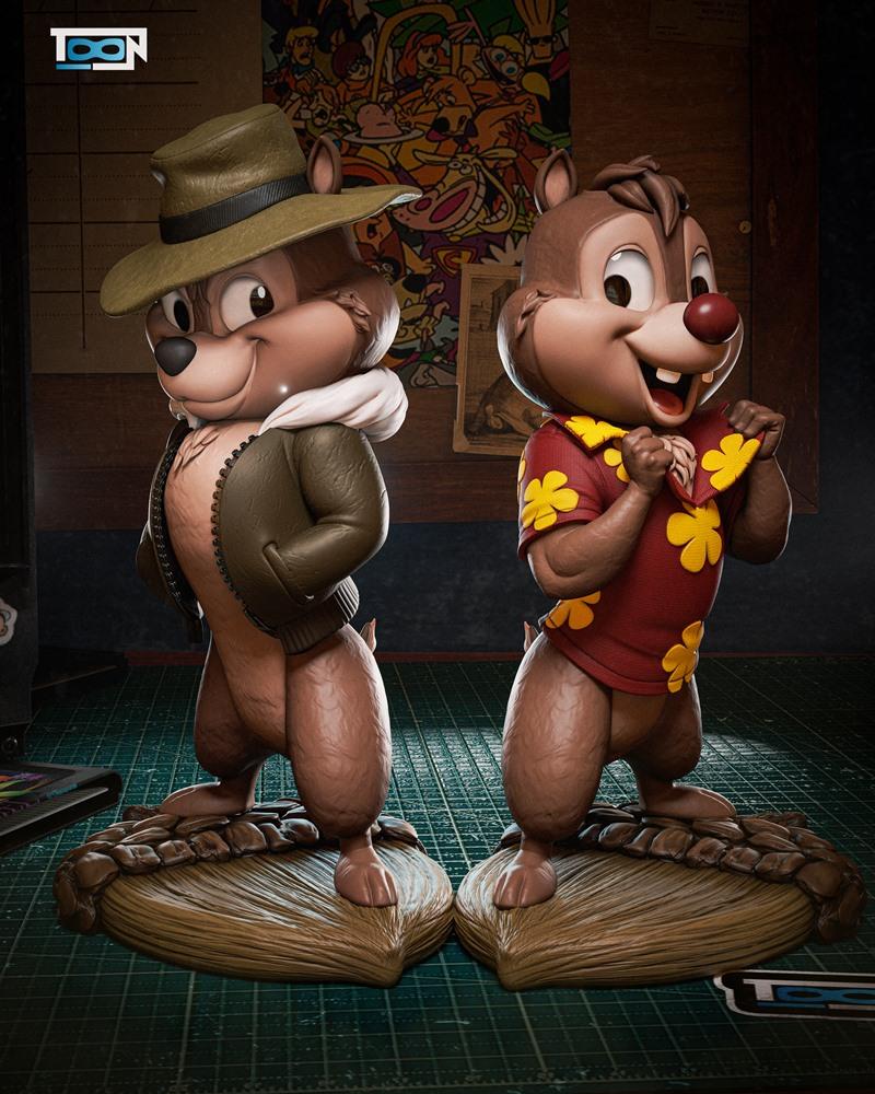 Desire FX 3d models | Toon Studios – Chip & Dale – 3D Print Model STL