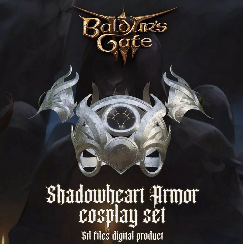 Desire FX 3d models | Shadowheart Armor Baldurs Gate 3 3D print model